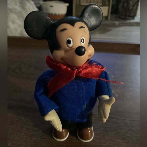 Toys | Mickey Mouse Vintage Wind Up Figure 612 Tall | Poshmark